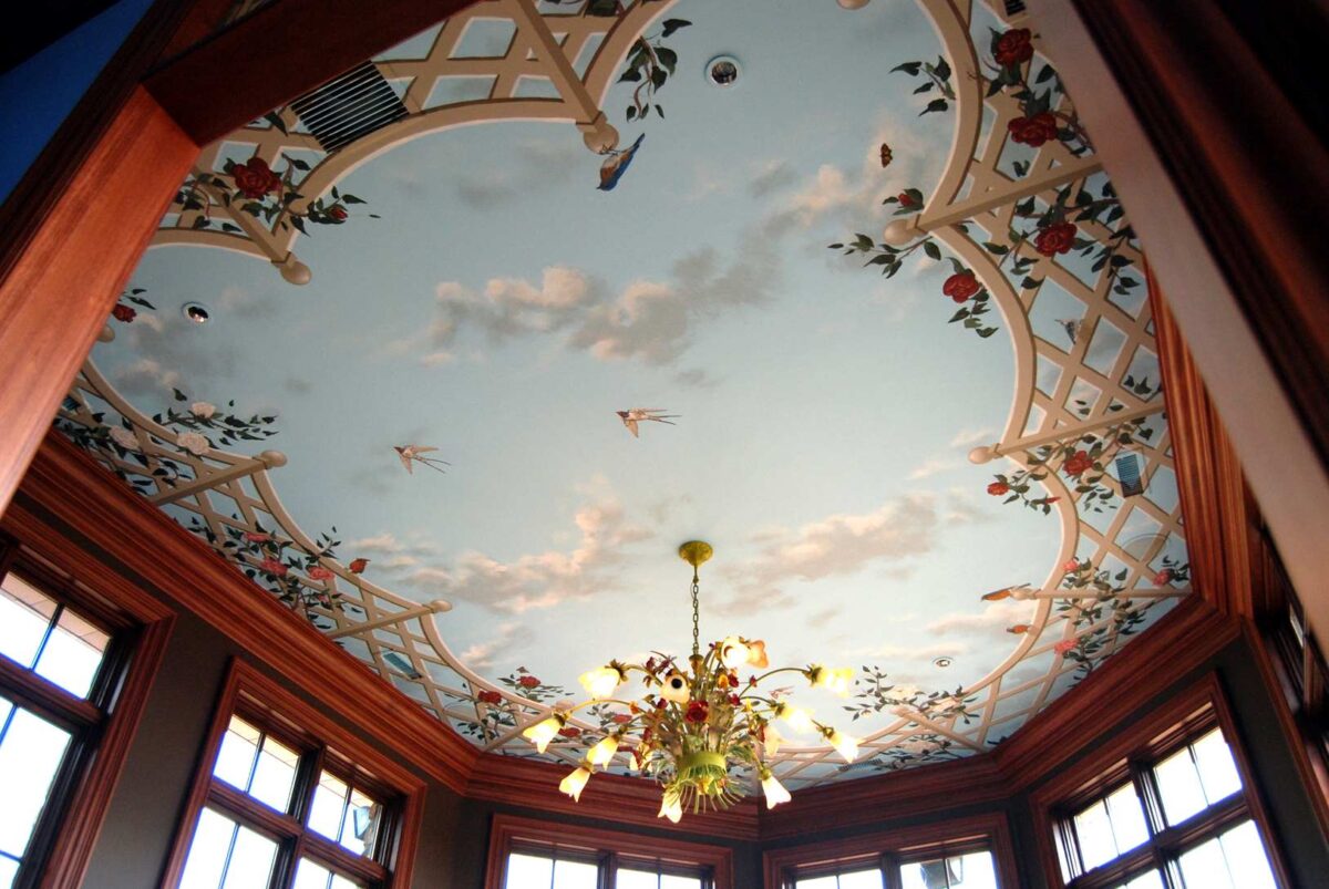 Bird Ceiling Mural - Mural Art