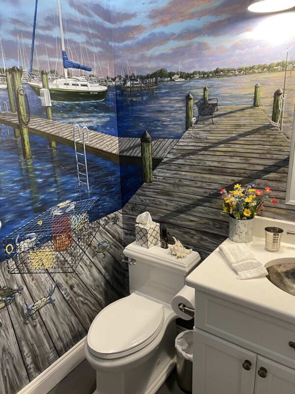 Dock of the Bay Mural - Mural Art