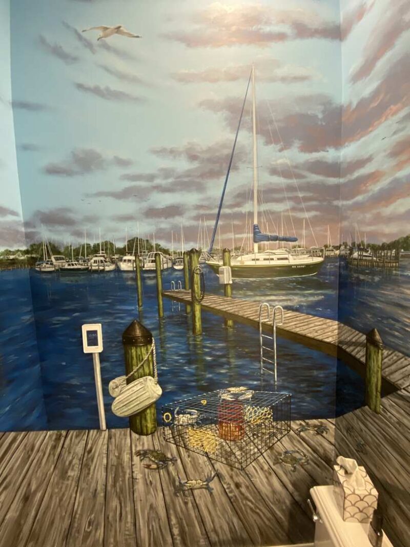 Dock of the Bay Mural - Mural Art