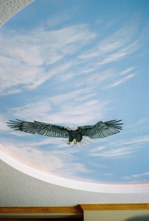 Eagle Ceiling Mural - Mural Art