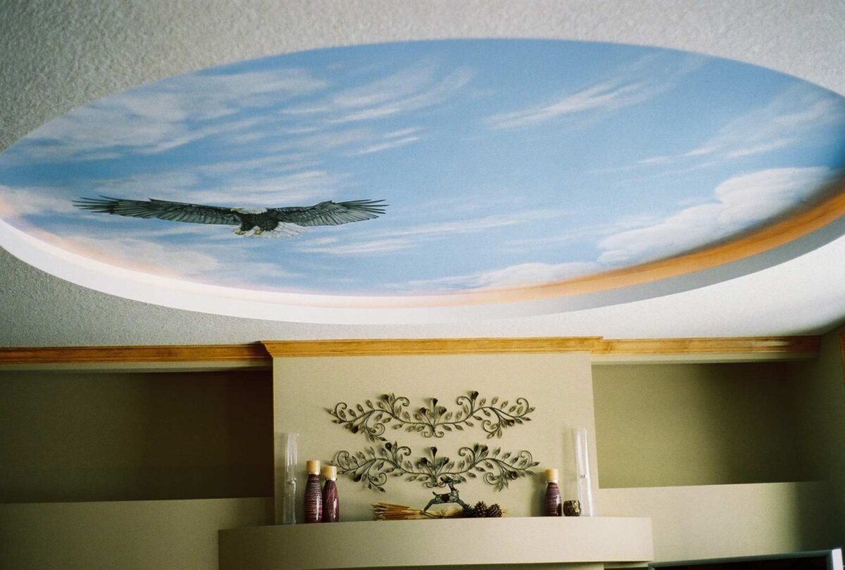 Eagle Ceiling Mural - Mural Art