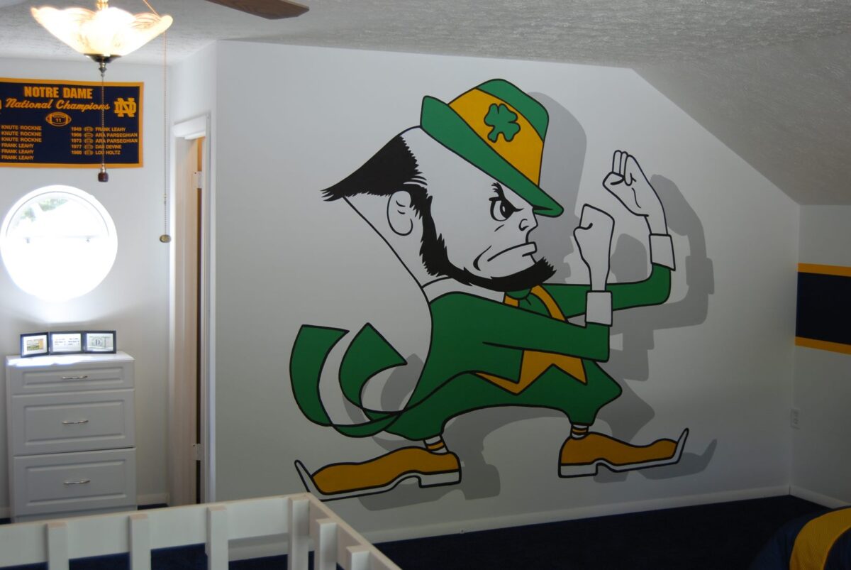 Go Irish Mural - Mural Art