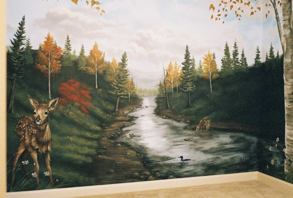 Northwoods Mural - Mural Art