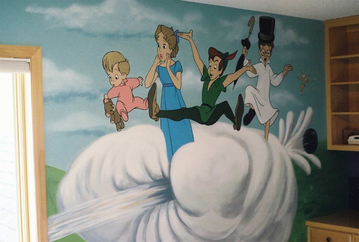 Peter Pan Mural - Mural Art