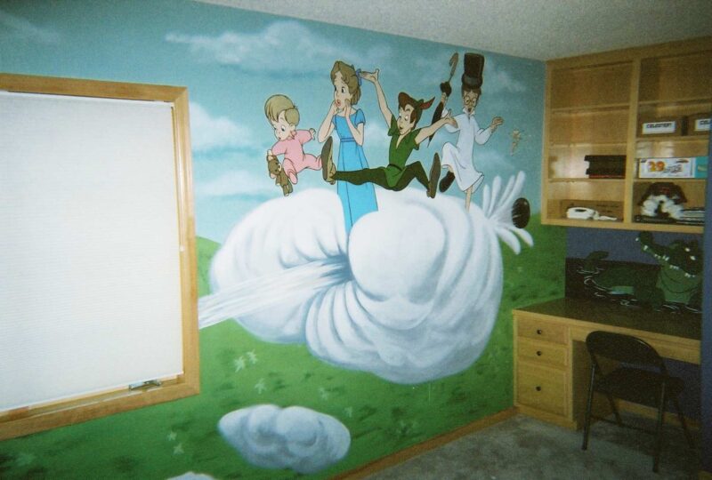 Peter Pan Mural - Mural Art
