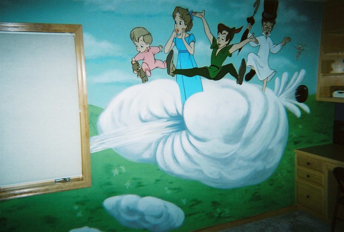 Peter Pan Mural - Mural Art