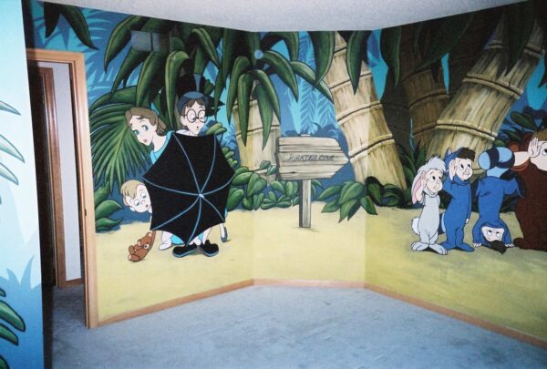 Peter Pan Playroom Mural - Mural Art