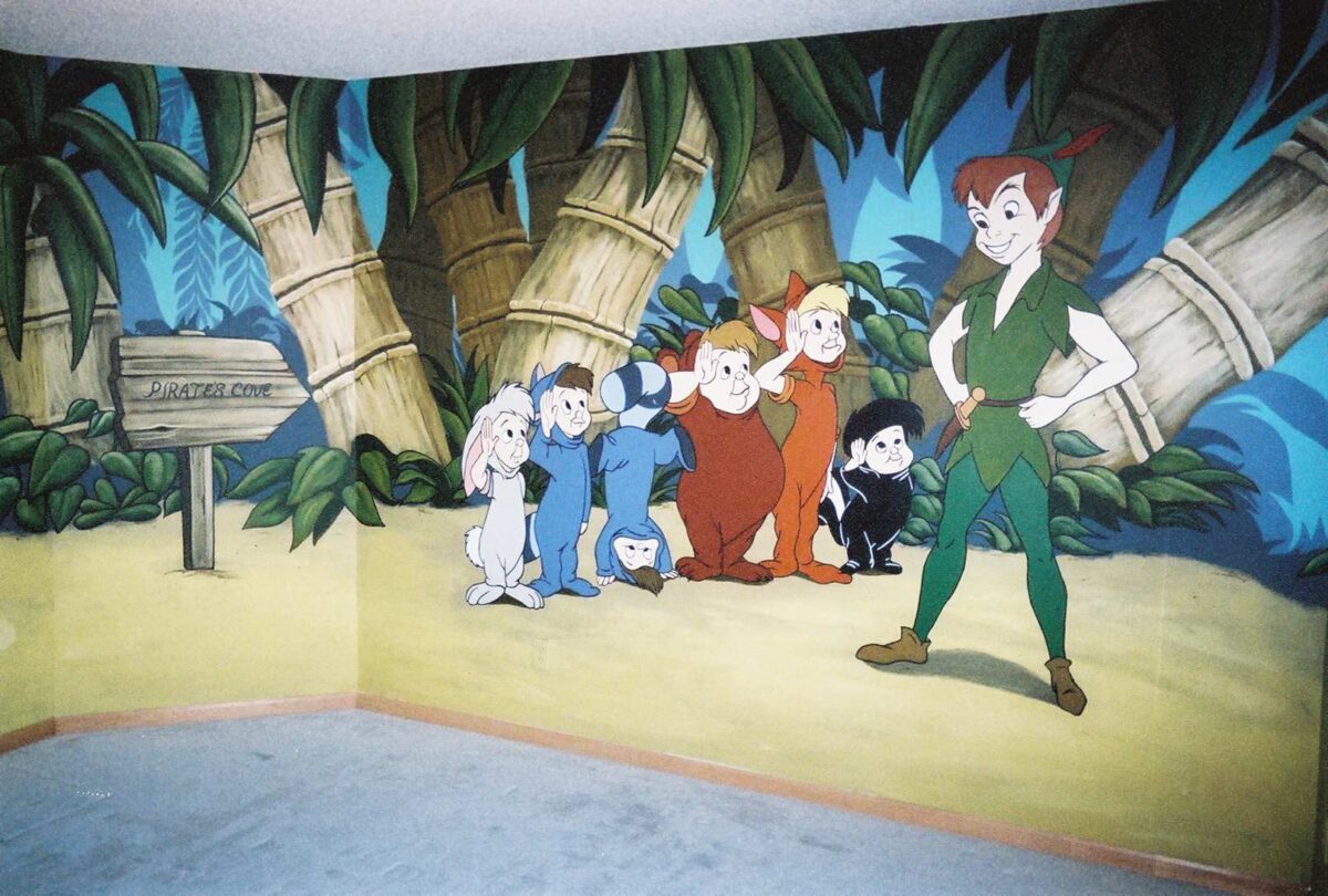 Peter Pan Playroom Mural - Mural Art