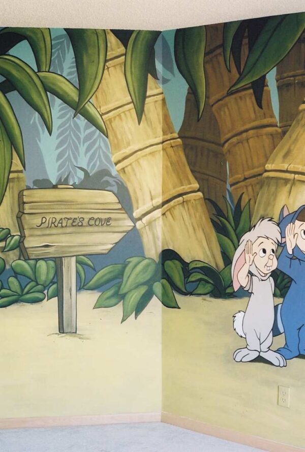 Peter Pan Playroom Mural - Mural Art