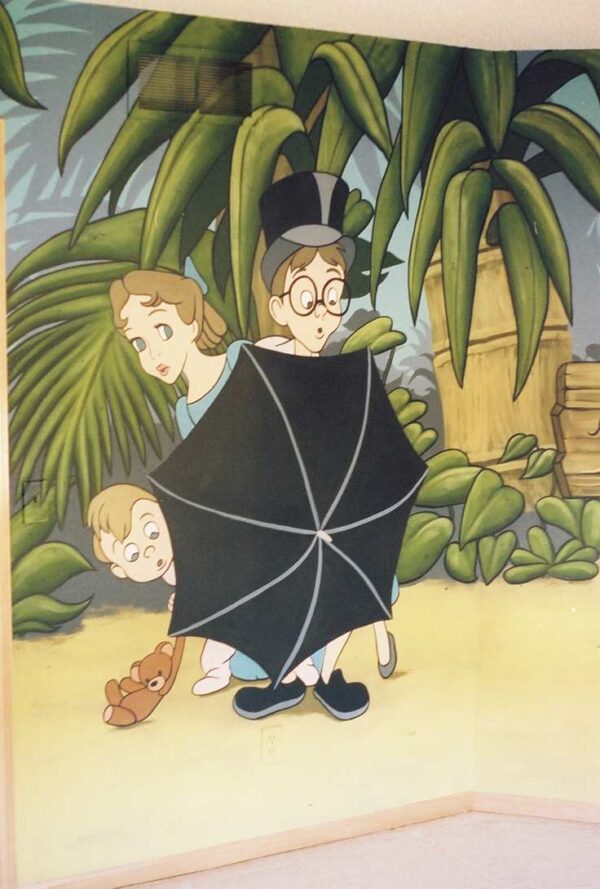 Peter Pan Playroom Mural - Mural Art