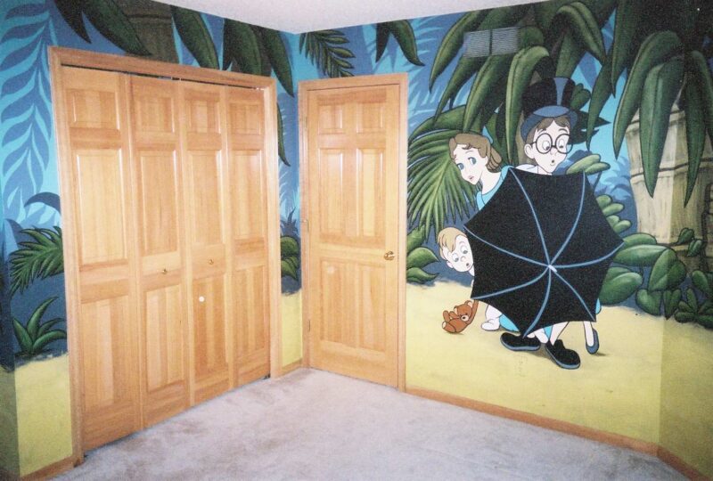 Peter Pan Playroom Mural - Mural Art