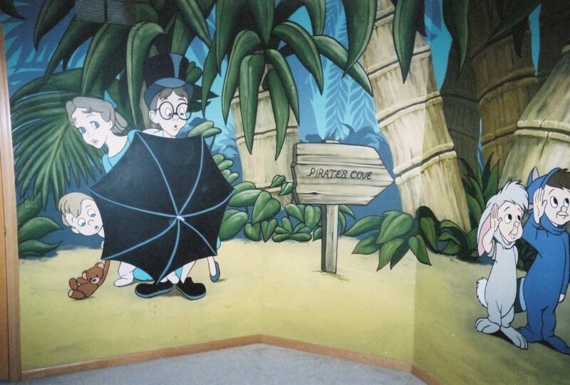 Peter Pan Playroom Mural - Mural Art