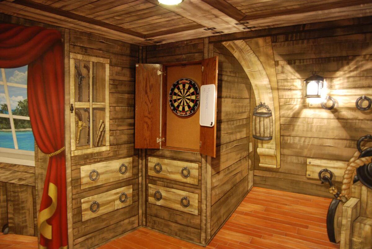 Pirate Ship Mural - Mural Art