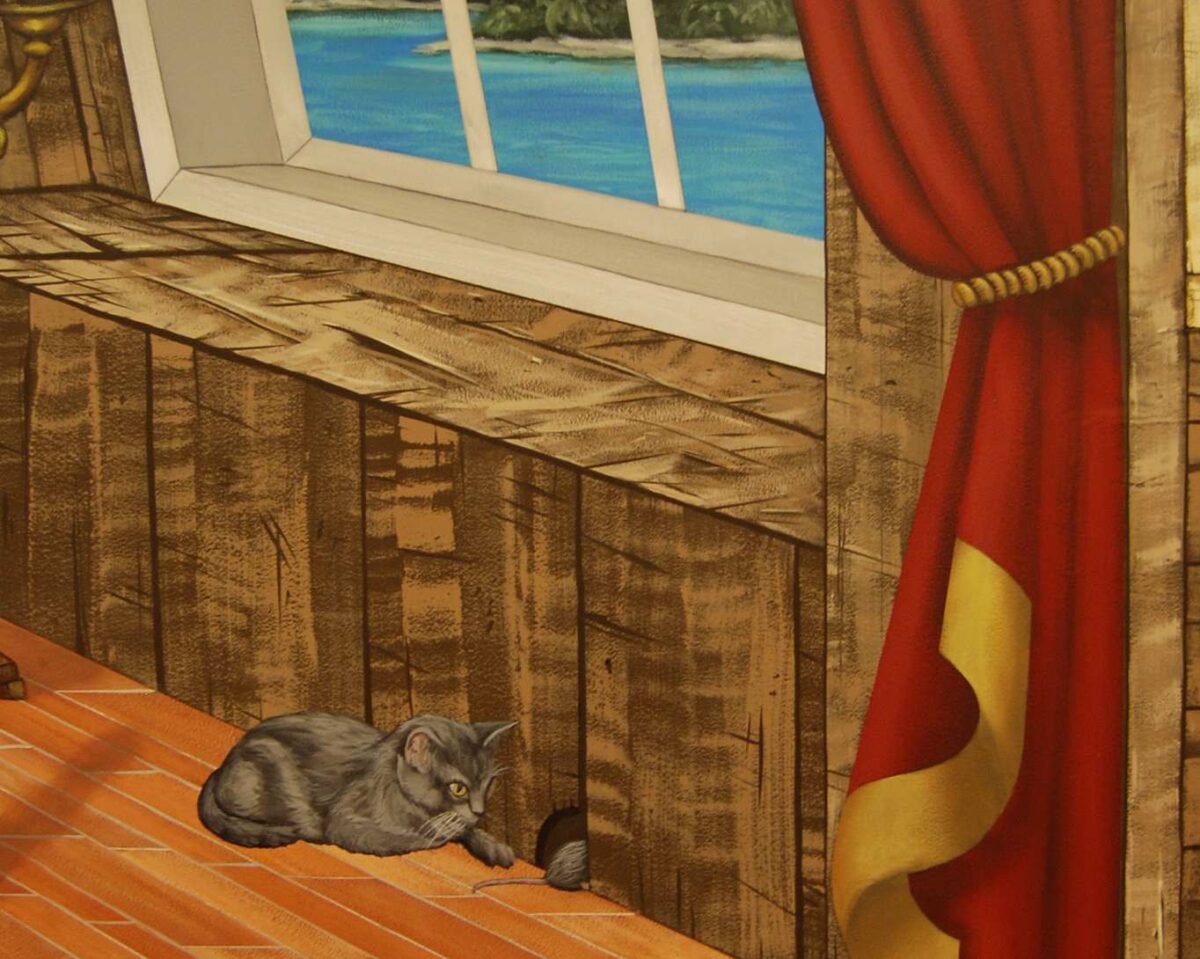 Pirate Ship Mural - Mural Art