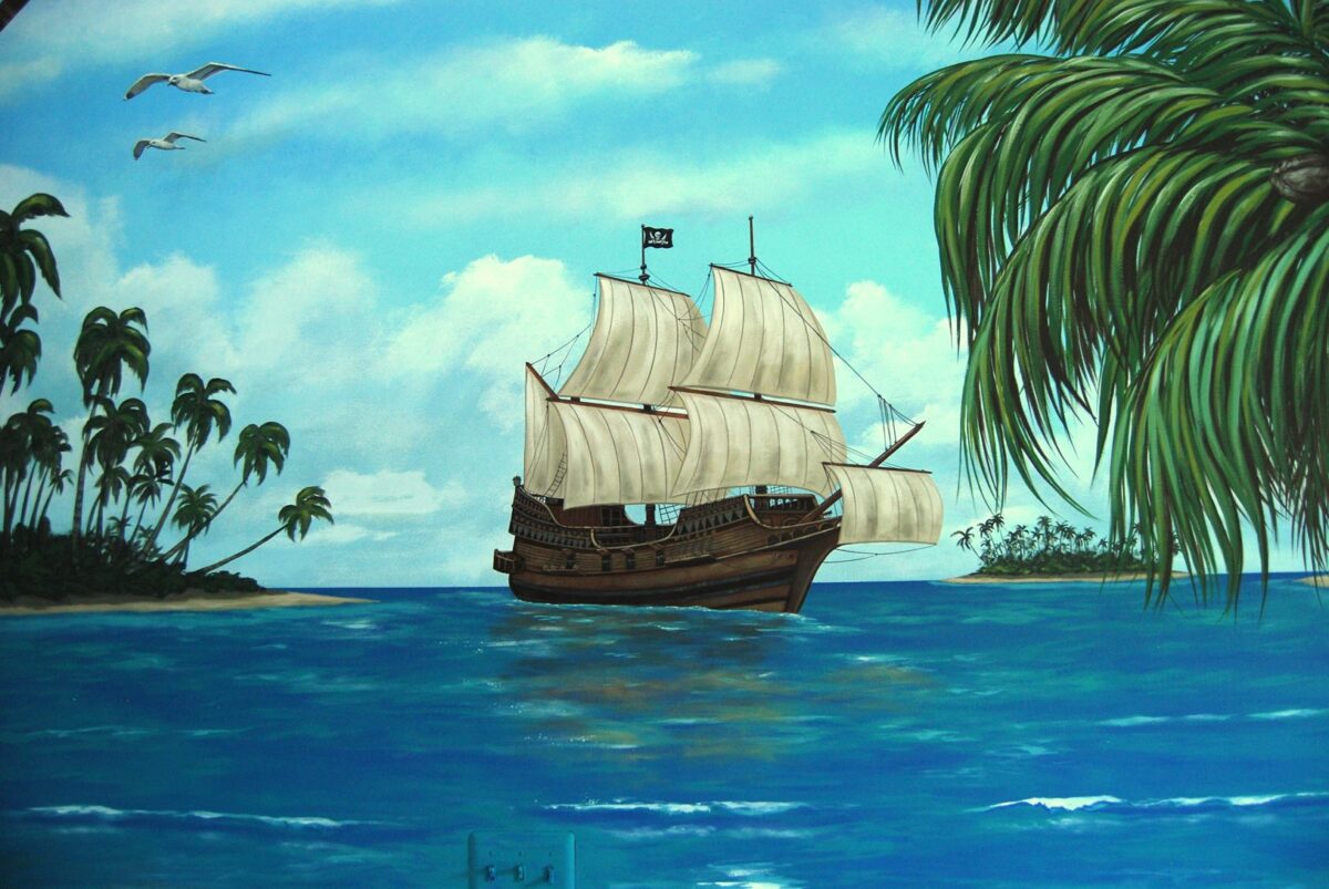 Treasure Island Mural - Mural Art