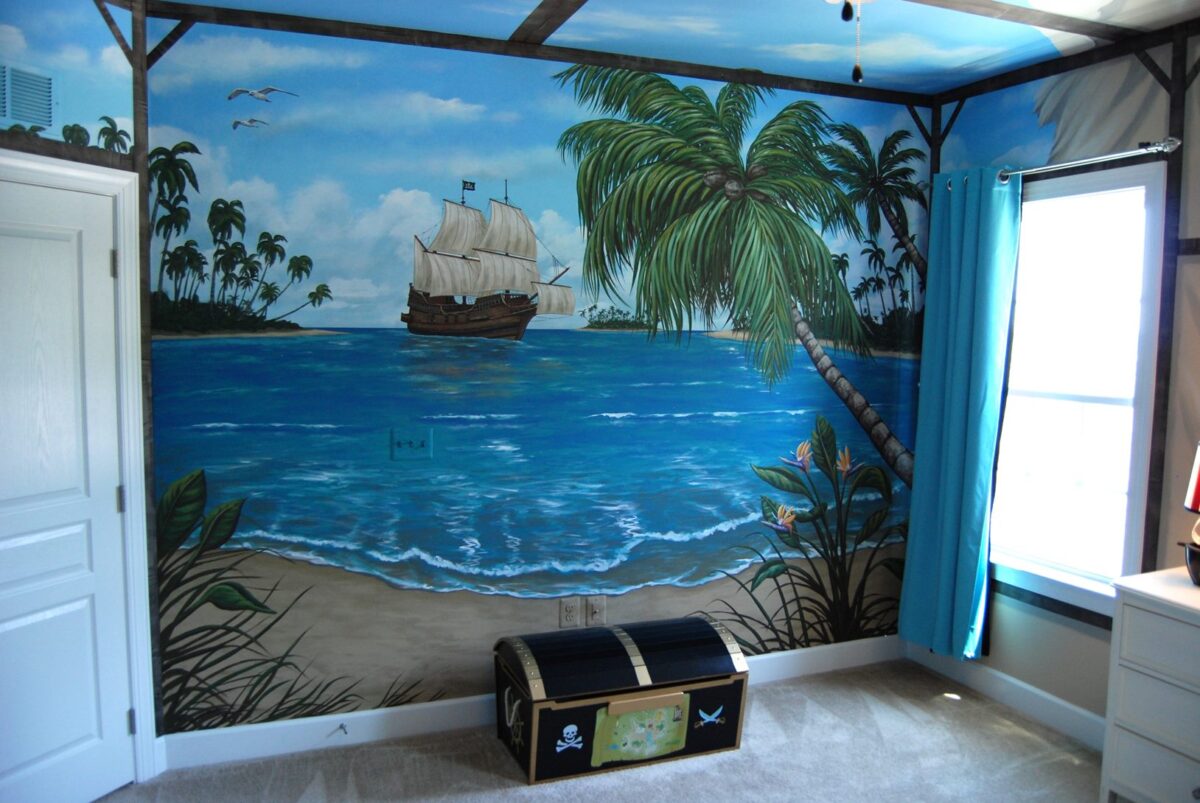 Treasure Island Mural - Mural Art