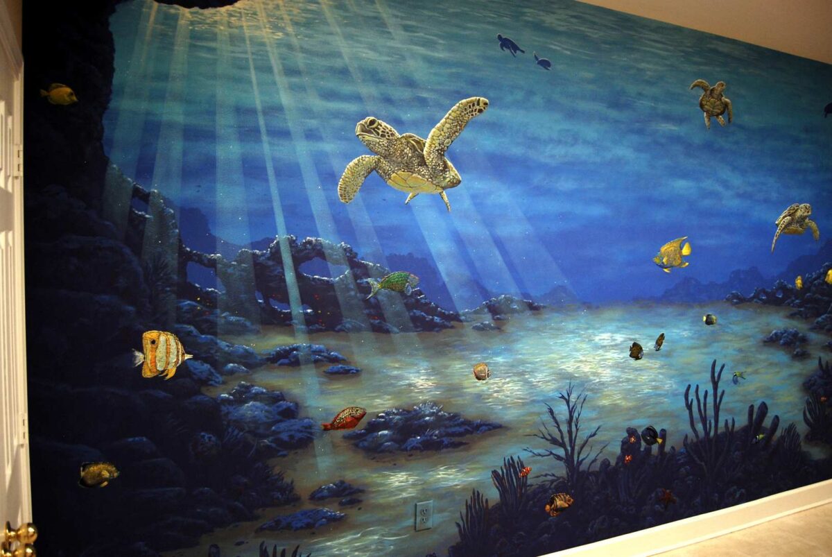 Under The Sea Mural - Mural Art