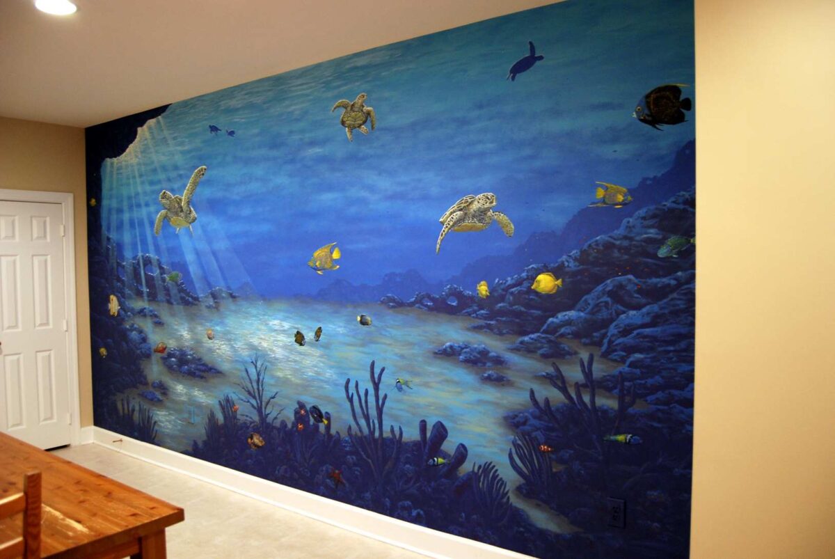 Under The Sea Mural - Mural Art