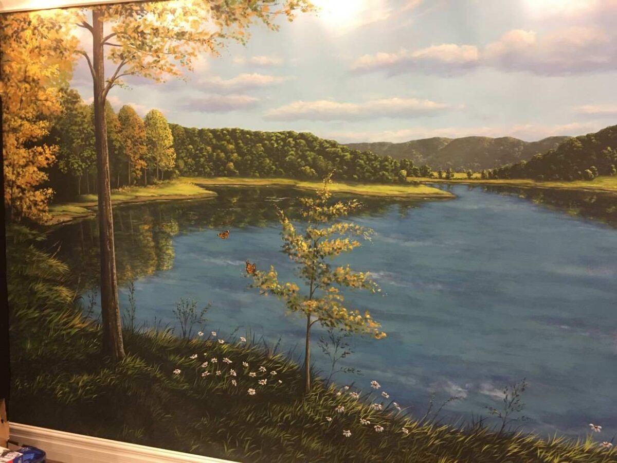 Virginia Lake Mural - Mural Art