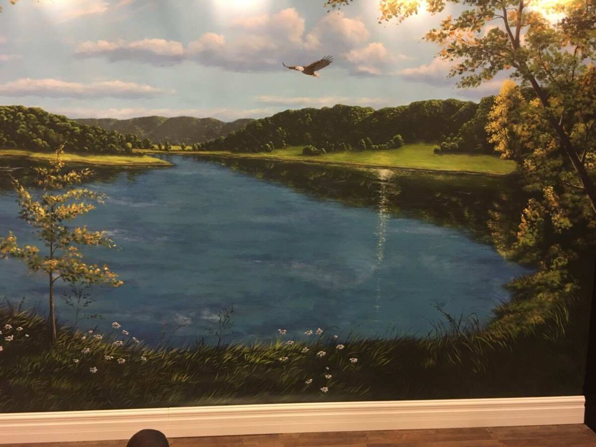 Virginia Lake Mural - Mural Art